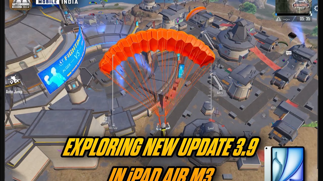 BGMI NEW UPDATE 3.9 GAMEPLAY IN iPAD AIR M3 11inch - YouTube