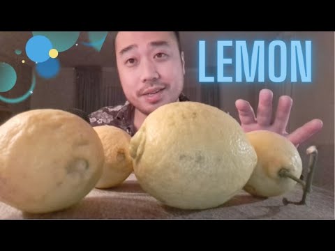 ASMR LEMON 🍋 (EATING SOUNDS & Cutting Sounds) - YouTube