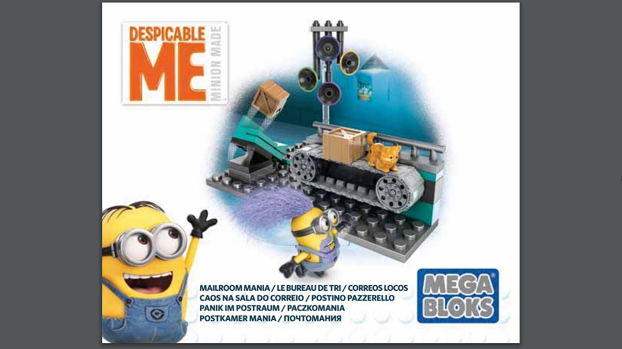 Mailroom Mania Instructions | Mega Bloks | DKY85 | Anleitung | Minions ...