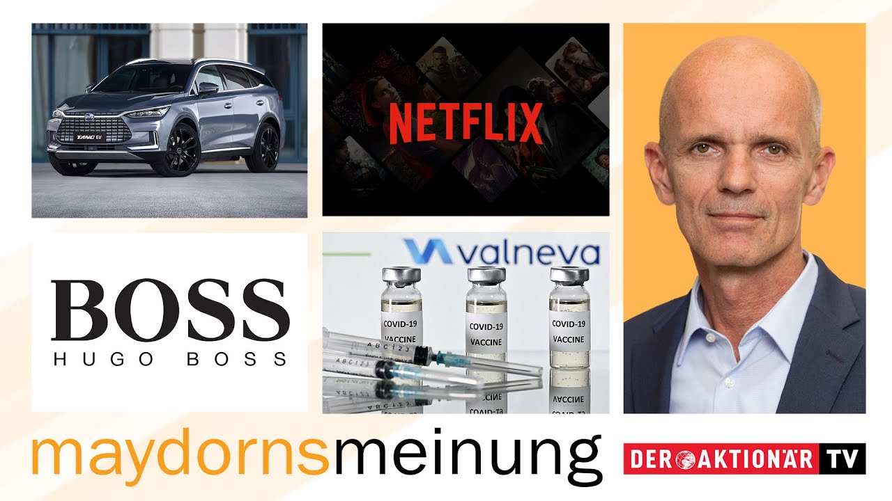Maydorn: BioNTech, Valneva, Hugo Boss, Netflix, Tesla, BYD, Samsung SDI ...