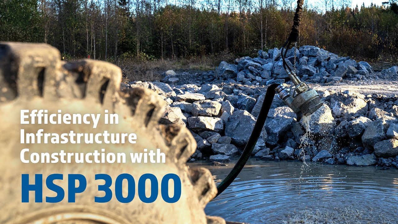 Efficiency in Infrastructure Construction with HSP 3000 - YouTube