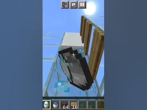HOW TO MAKE INVISIBLE ELEVATOR IN MINECRAFT #minecraft - YouTube