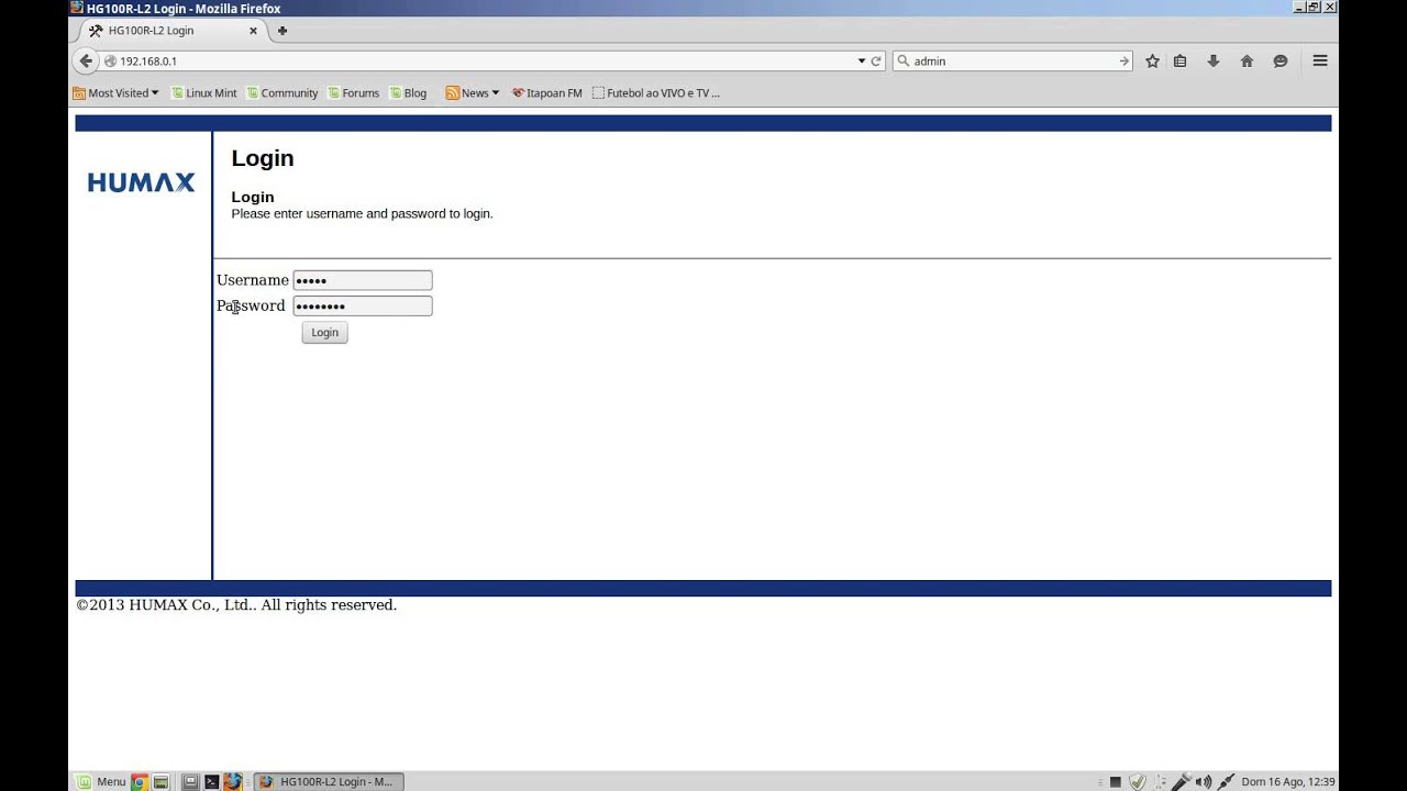 configurando wireless modem net combo (HUMAX) - YouTube