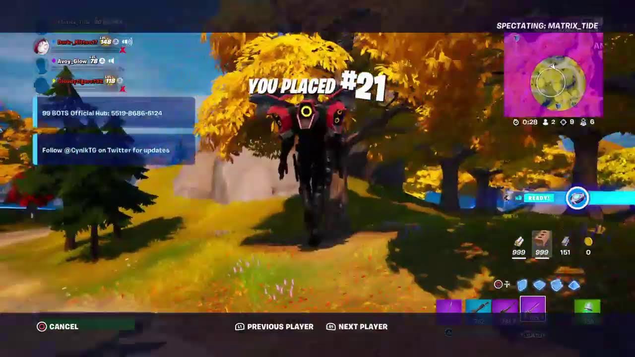 Fortnite bot lobby - YouTube