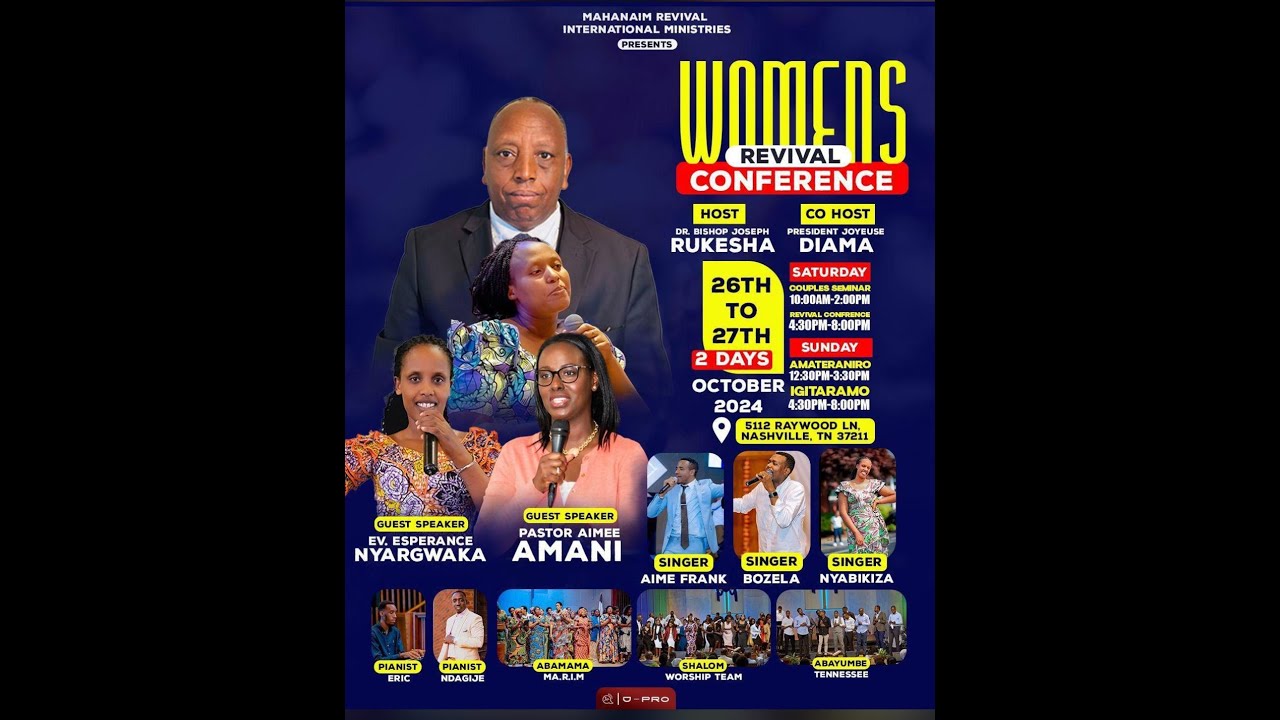 LIVE || WOMEN REVIVAL/ IGITARAMO|| MAHANAIM CHURCH, USA - YouTube