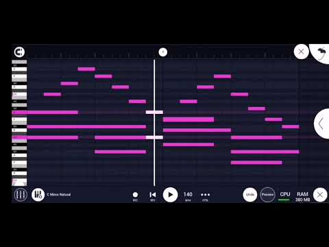 FL STUDIO MOBILE BASIC TUTORIAL:piano chord progression and melody ...
