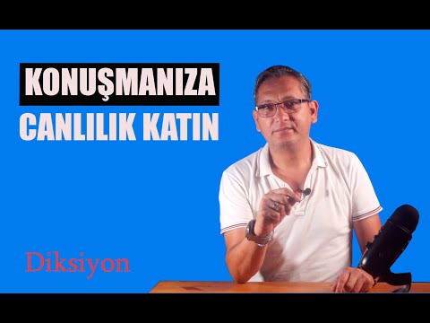 Konuşmanıza canlılık katın - Diksiyon dersleri