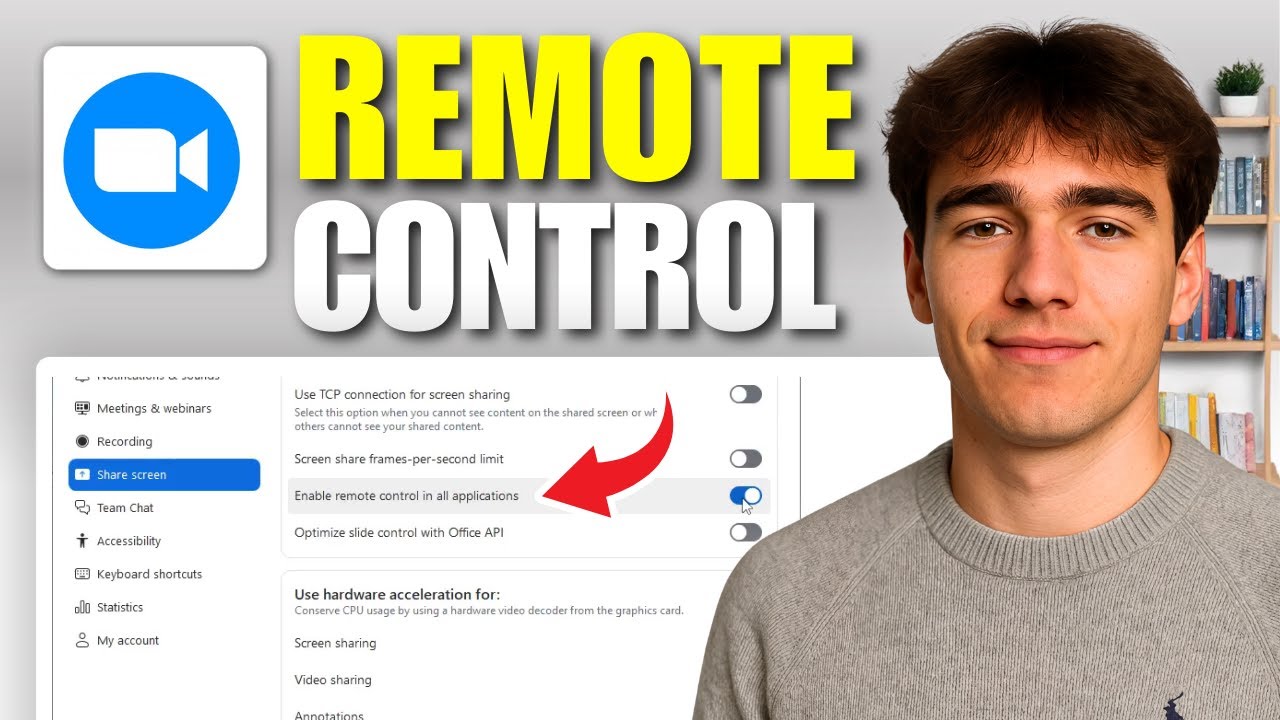How To Share Screen And Give Mouse Control To Participants In Zoom ...