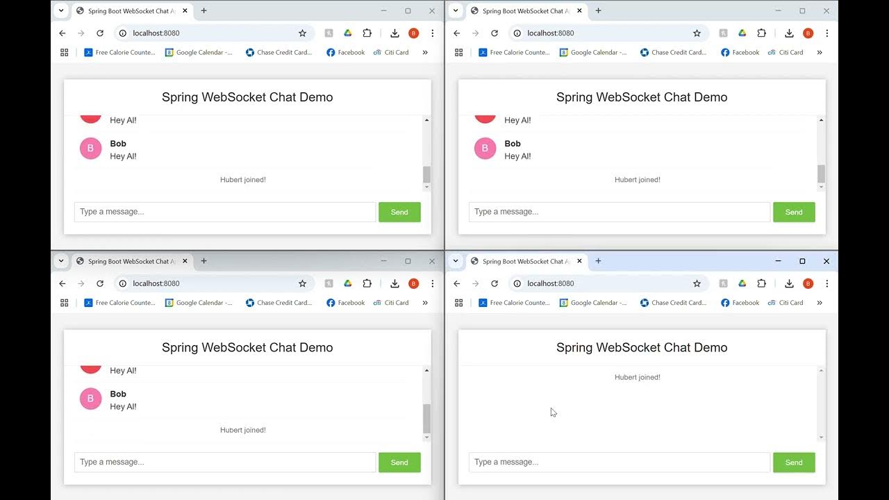 Chat App Demo - YouTube