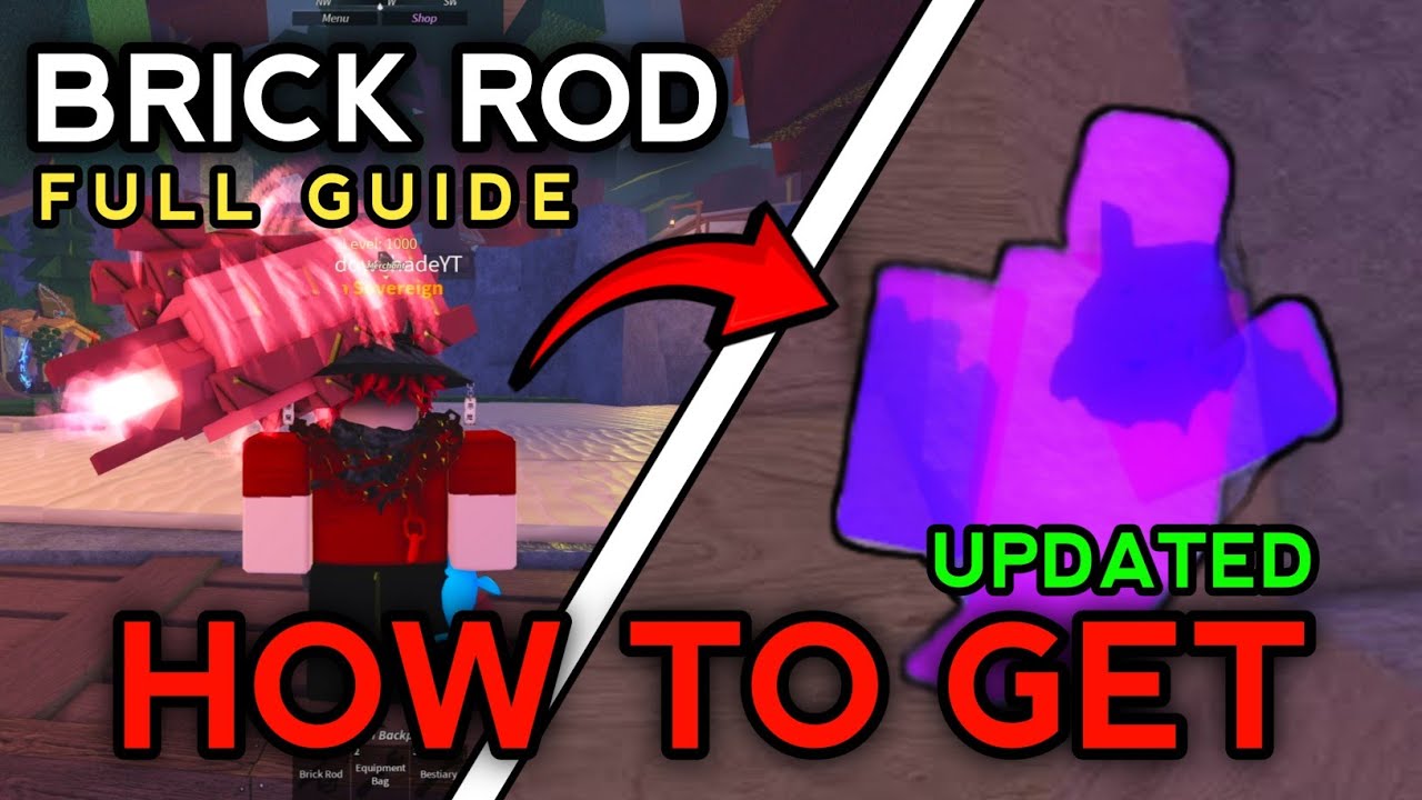 HOW TO GET THE BRICK ROD IN FISCH ( NEW GUIDE ) - YouTube