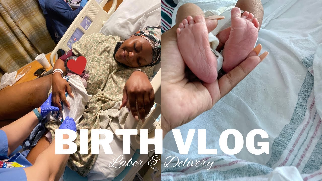 BIRTH VLOG | RAW LABOR & DELIVERY | BABY #2 - YouTube