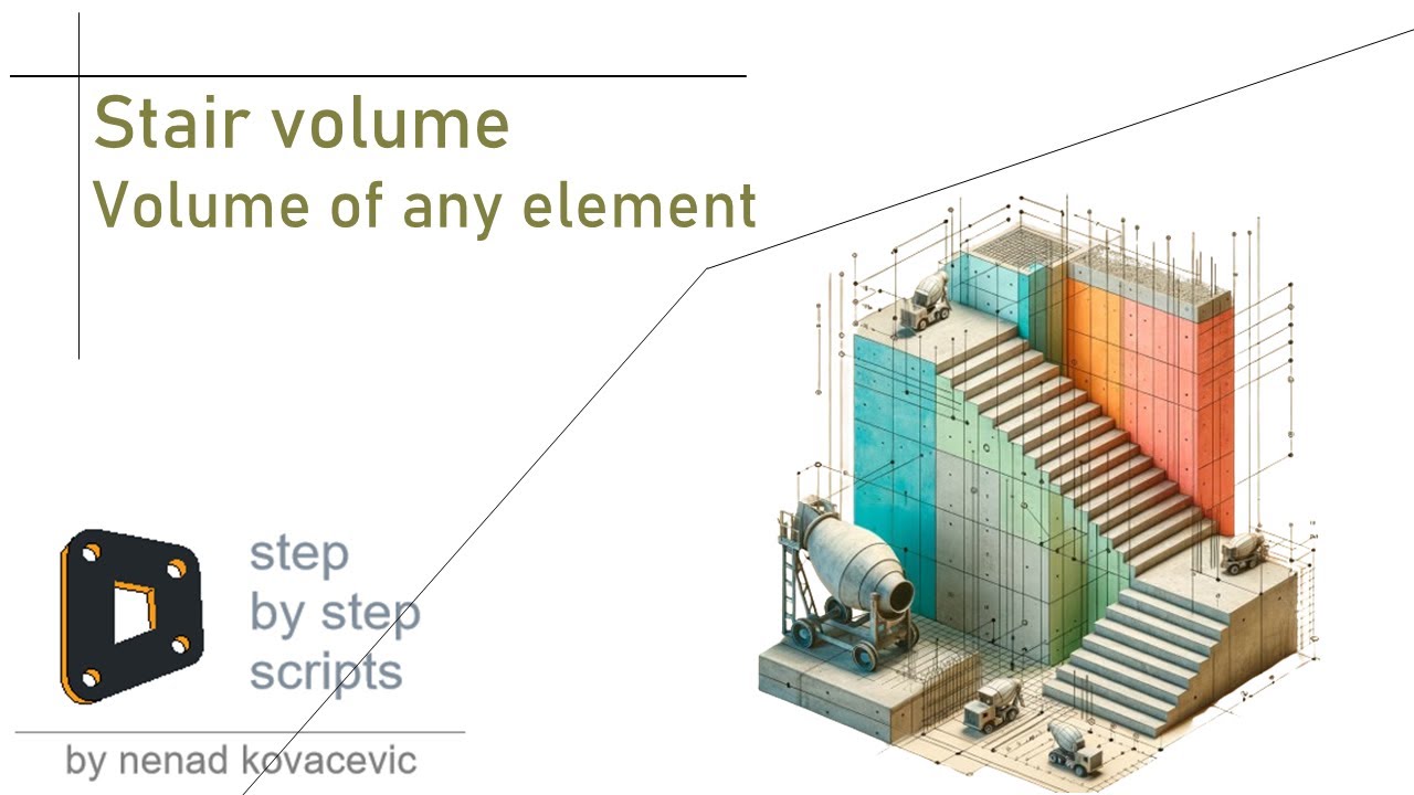 Stair (Concrete) Volume - YouTube