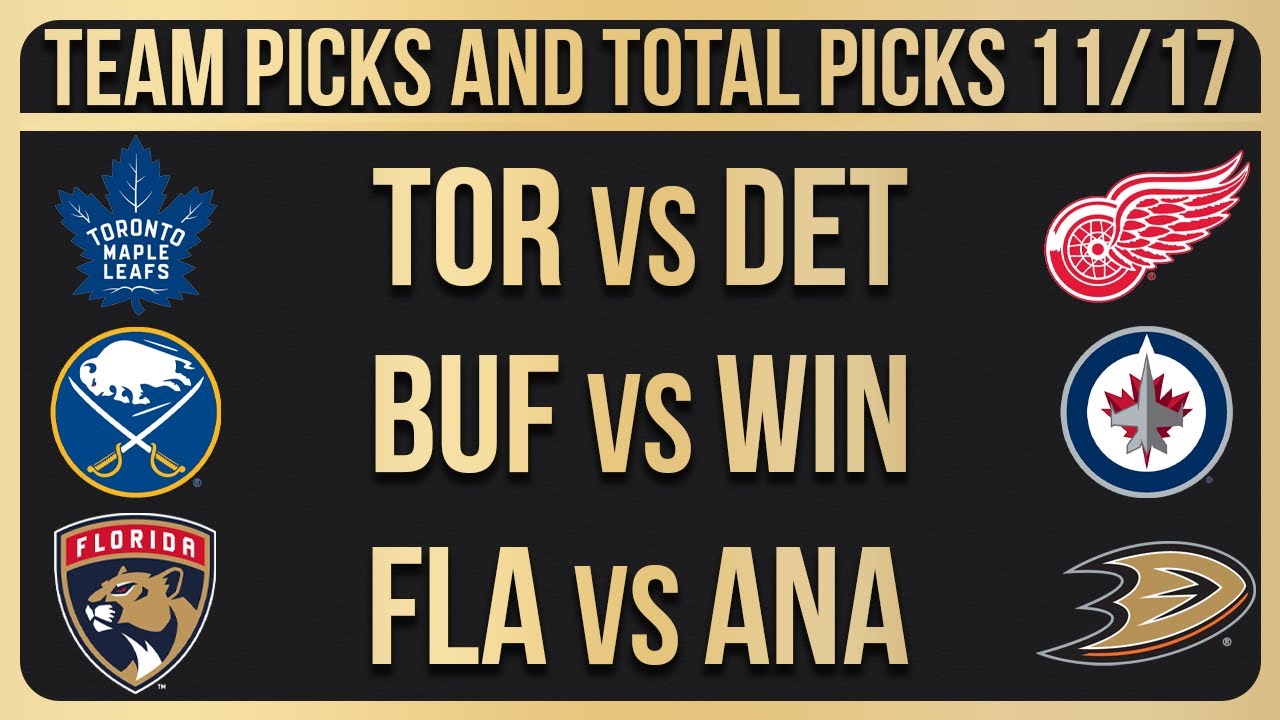 FREE NHL Picks Today 11/17/23 NHL Picks and Predictions - YouTube
