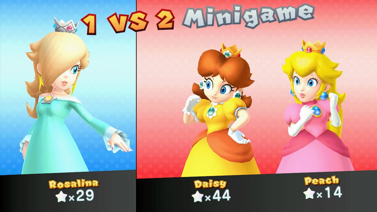 Mario Party 10 - Daisy vs Peach vs Rosalina - Haunted Trail - YouTube