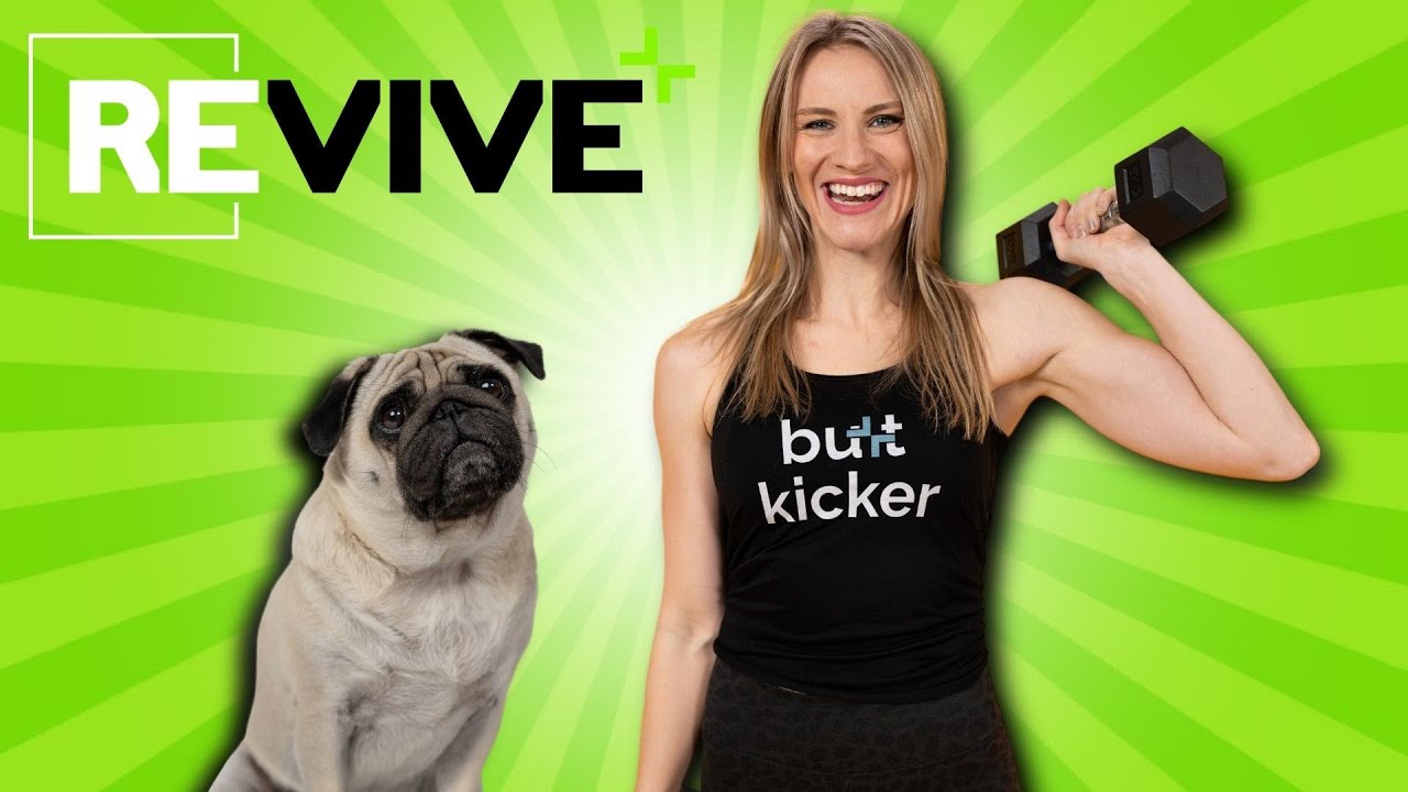 REVIVE Week 2 LIVE | 30 min Full Body Dumbbell Workout - YouTube