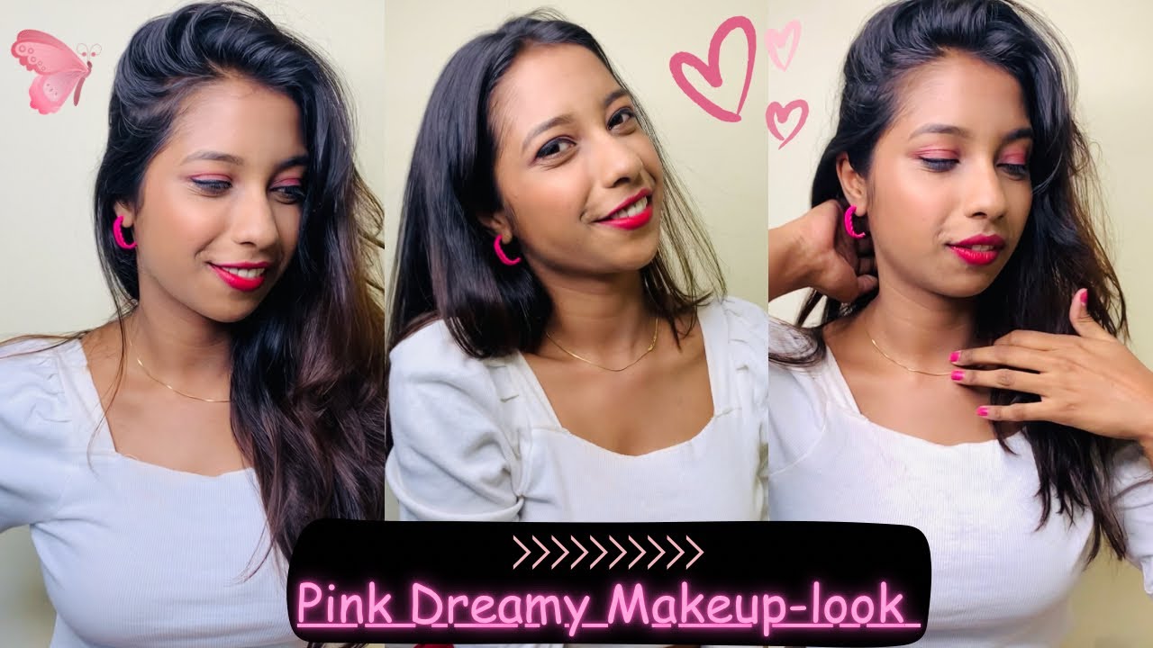 #creativelook #pinkmakeuplook #pinkmakeup #cutepinkmakeuplook # ...