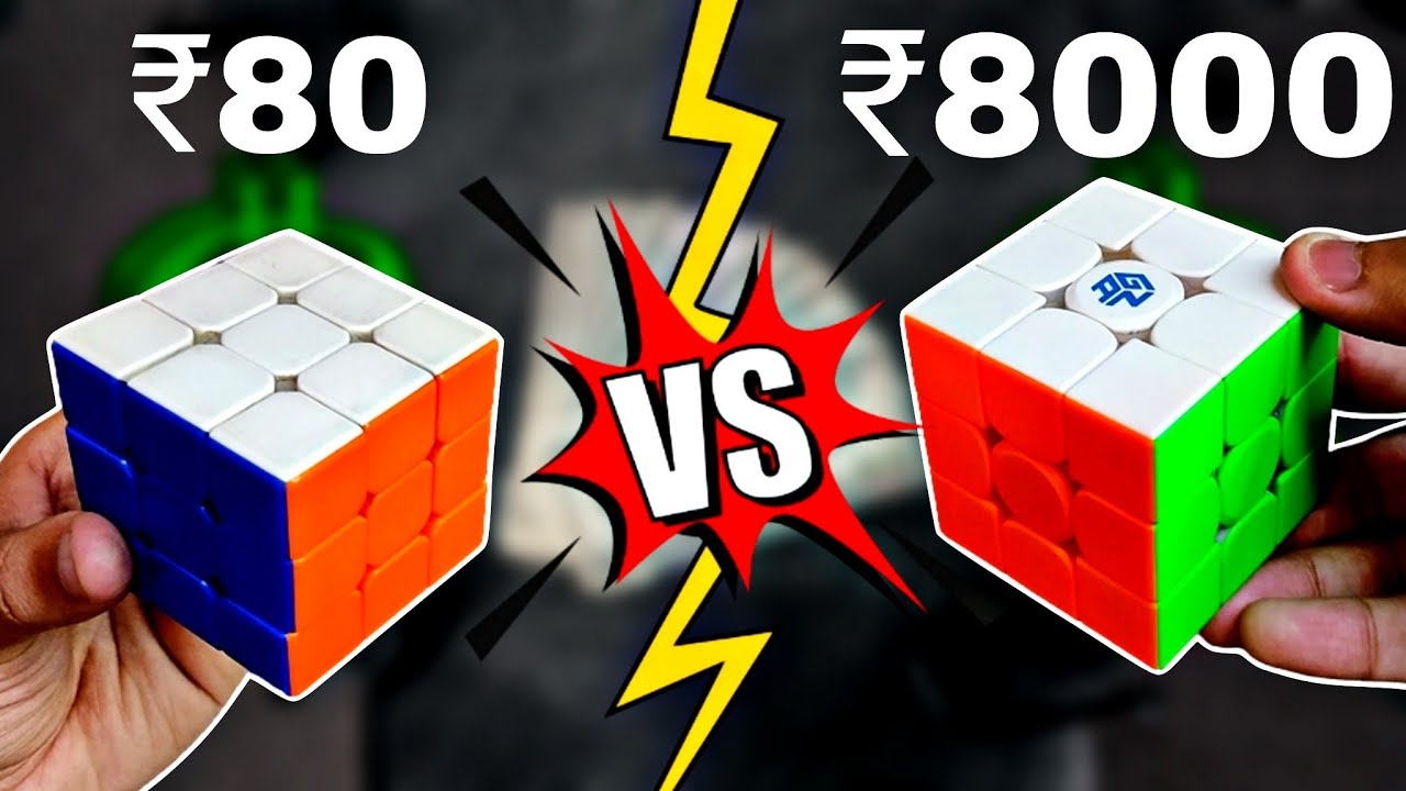 ₹80 VS ₹8000 Rubik's Cube Comparison (Which Cube Is Best?) - YouTube
