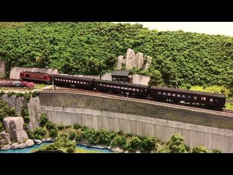 DF50の引く旧型客車 #nゲージ鉄道模型 #nゲージレイアウト #df50 - YouTube