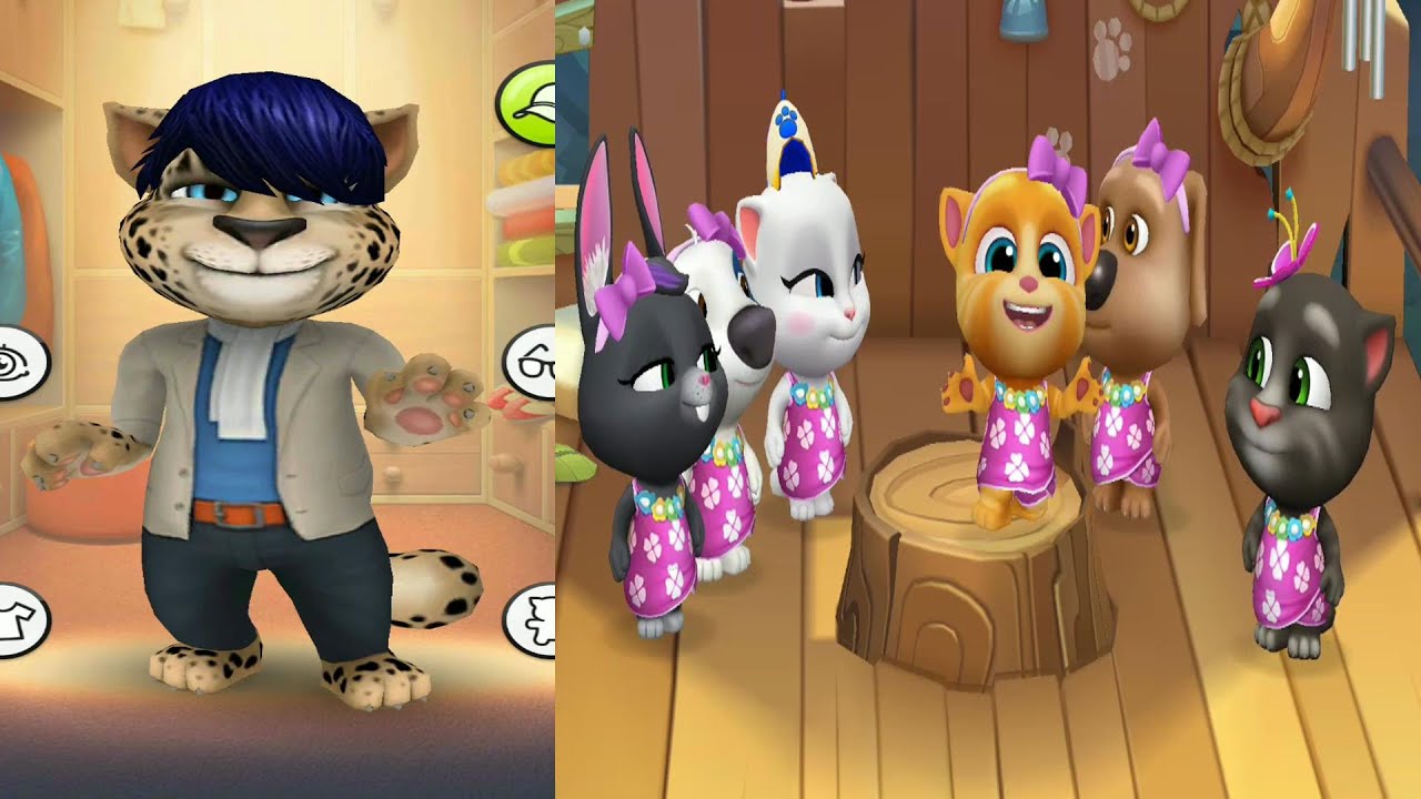 My Talking Tom VS My Tom Friends Gameplay Part 12 - YouTube