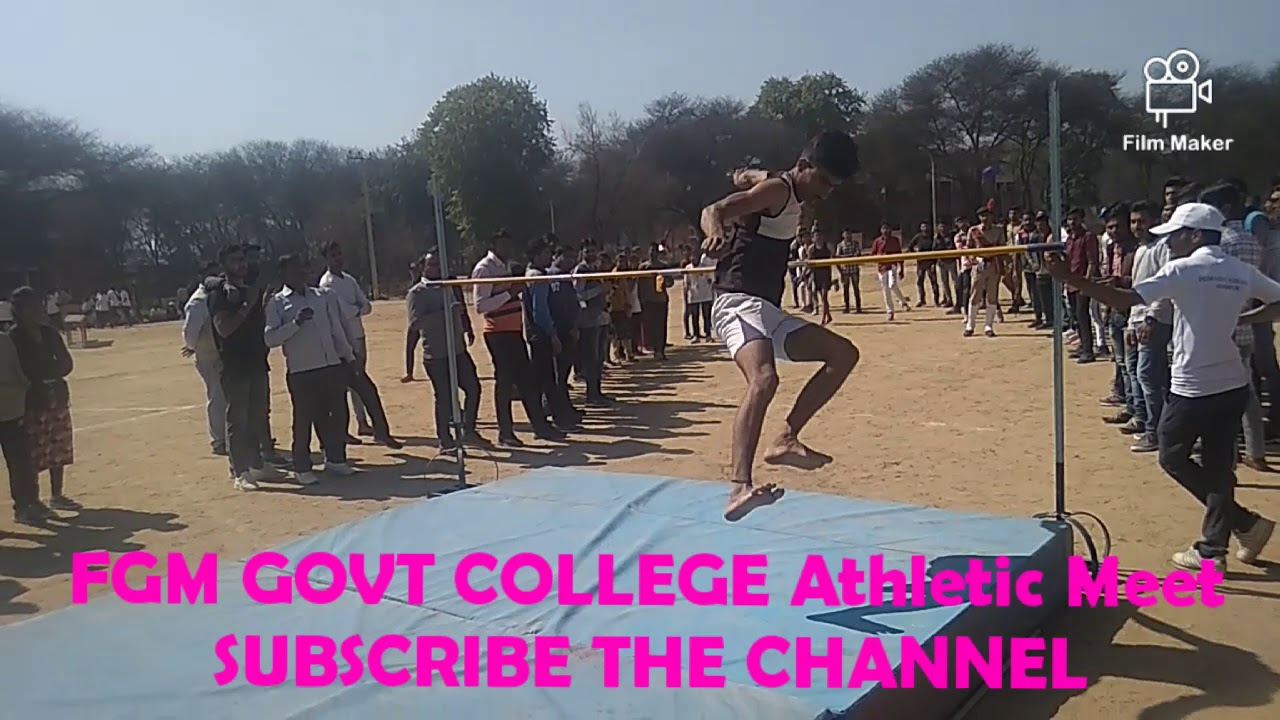 Athletic Meet 2020 at FGM GOVT COLLEGE ADAMPUR || high jump || - YouTube