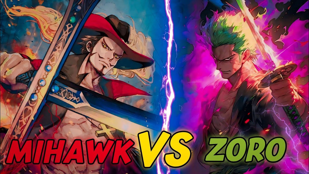 ZORO vs MIHAWK: Can Current King of Hell Zoro Able to Defeat Dracule ...