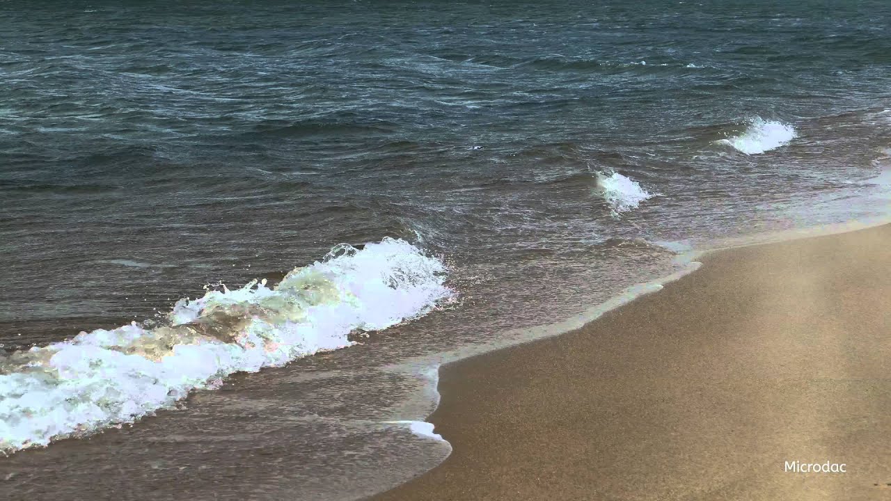 5 Minutes and 58 seconds: Windy day at the beach in 4K - YouTube