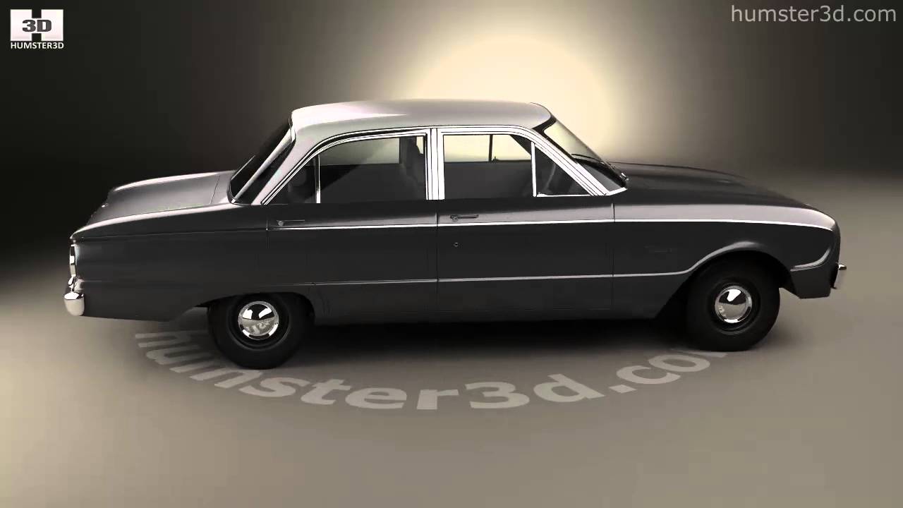 Ford Falcon 1960 3D model by 3DModels.org - YouTube