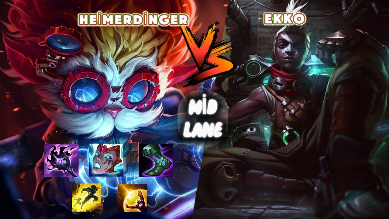 HEİM MİDDE FF VERDİRİYOR!! | Mid Lane Heimerdinger - YouTube