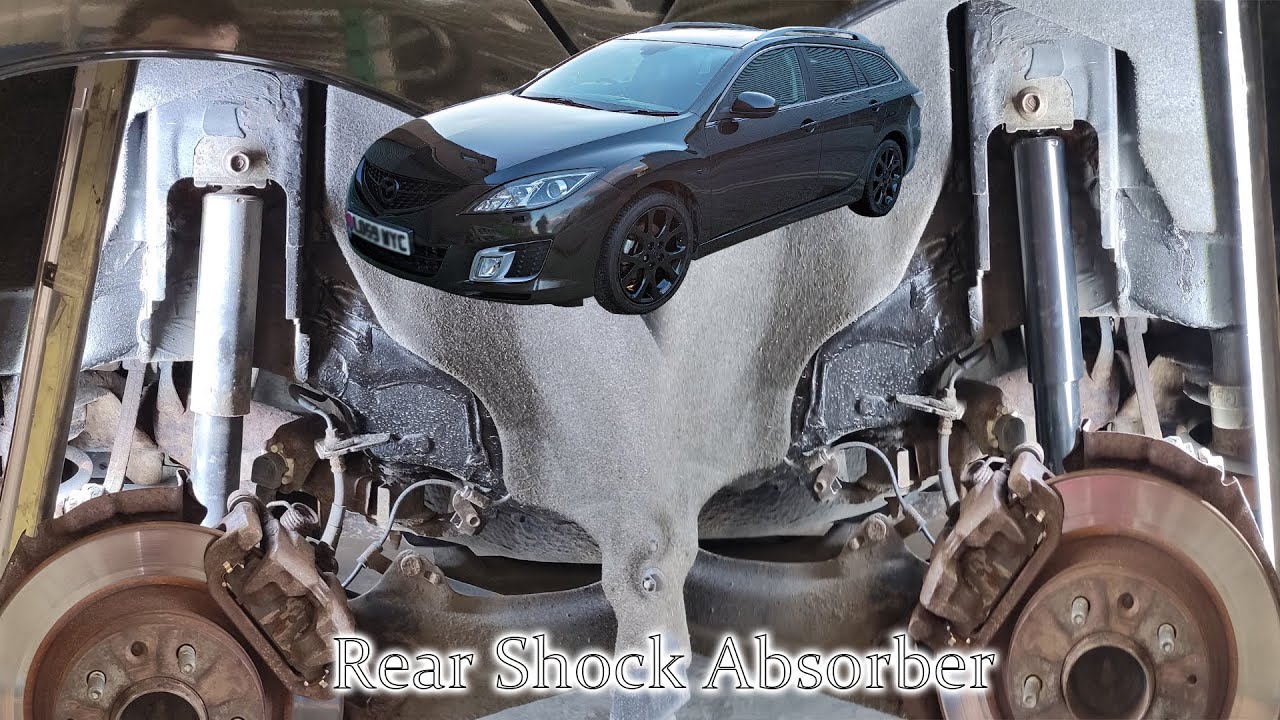 Rear Shock Absorber replacement on 2010 Mazda 6 GH - YouTube