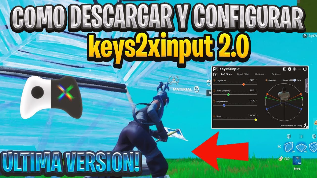 El MEJOR DOBLE MOVIMIENTO PARA FORTNITE *0 INPUT LAG | COMO DESCARGAR Y ...