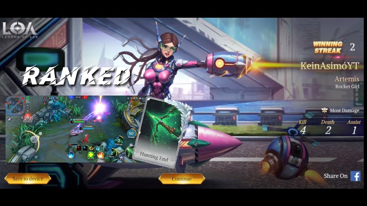 Legend of Ace (Ranked - Ace) Arthemis - Rocket Girl [Viewer sore: FF ...