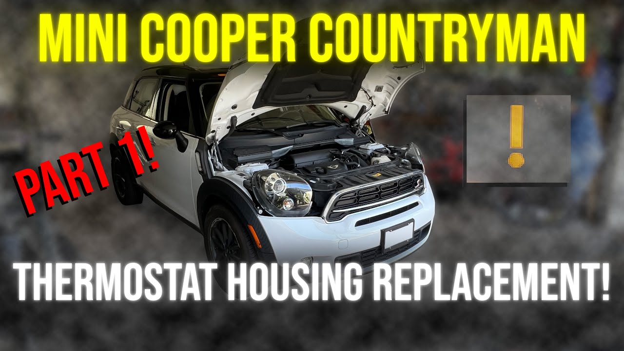 HOW TO: MINI Cooper Thermostat Housing Replacement! | Part 1 ...