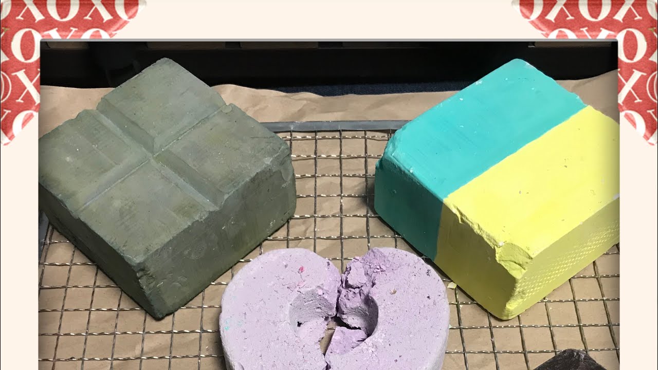 Fresh chalk dyed with light green fabric dye🟩 - YouTube