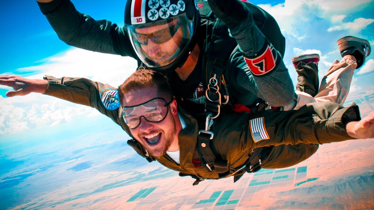 FIRST SKYDIVE!!! - Skydive Arizona - YouTube