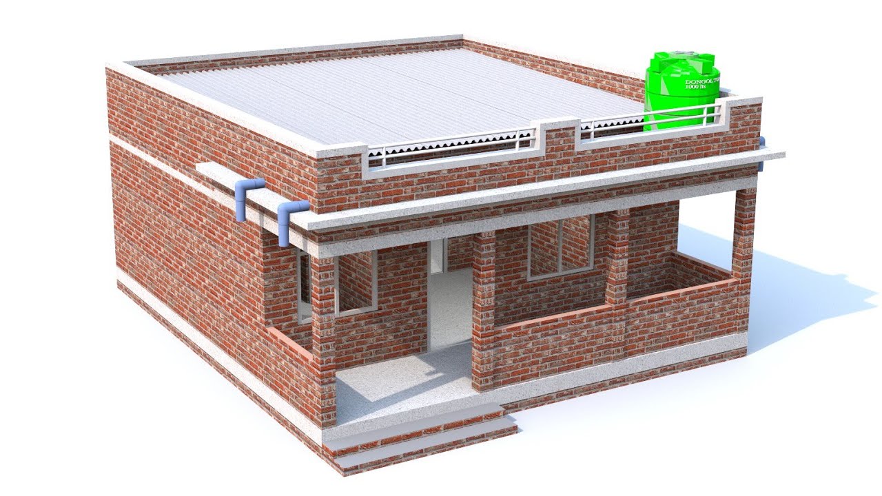 छद की तरह अलबेस्टर से घरका डिज़ाइन | albester house design | गाँव देहात ...