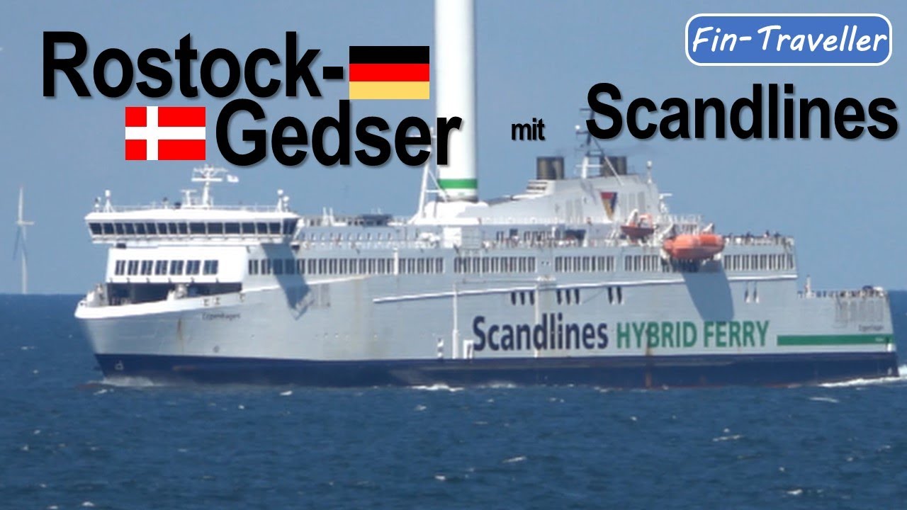 Scandlines Ostseefähre "Berlin" Rostock - Gedser mit Flettner Rotor ...