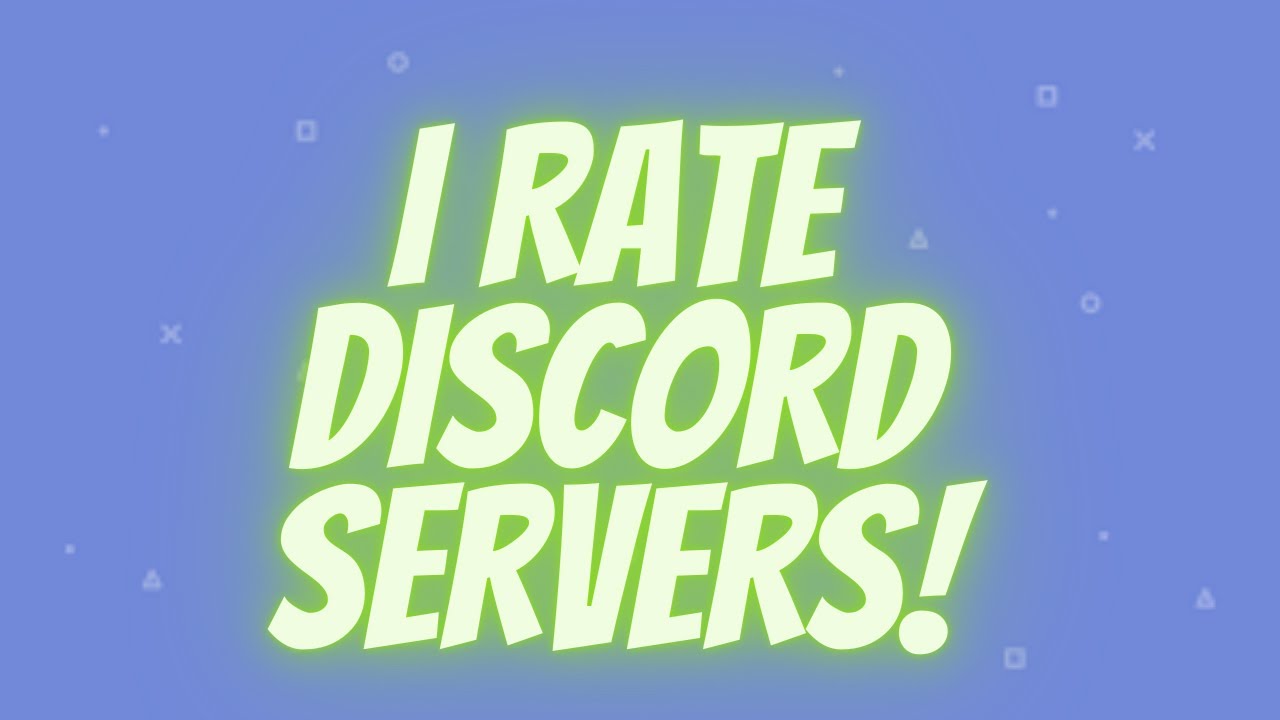 I rate DISCORD servers - YouTube