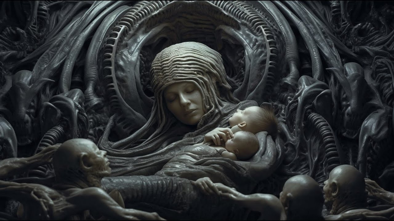 The Creation Of Prometheus Vol 1 Inspired By H R Giger Youtube