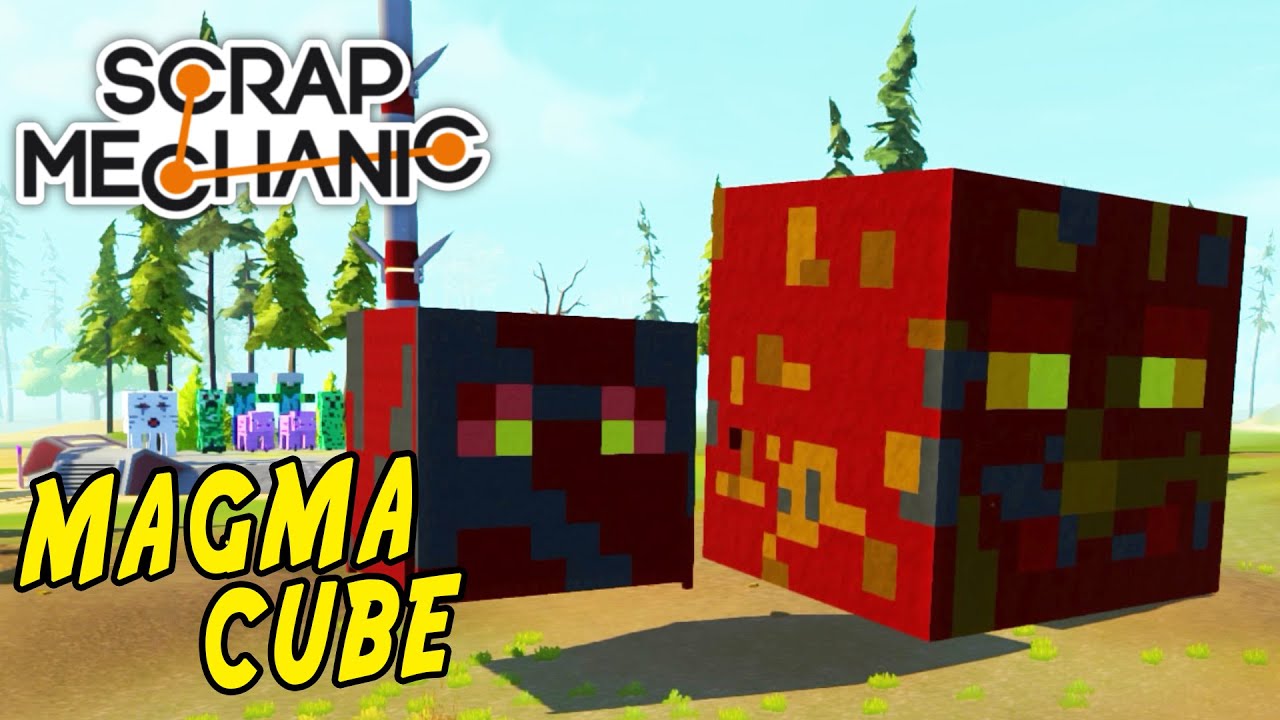 MINECRAFT MAGMA CUBES | SCRAP MECHANIC med SoftisFFS & figgehn - YouTube