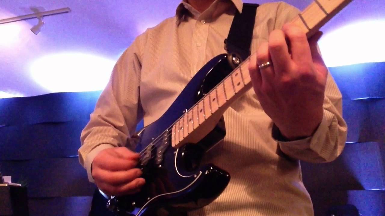 Late Night guitar, dotted eighth note delay (new speaker test ...