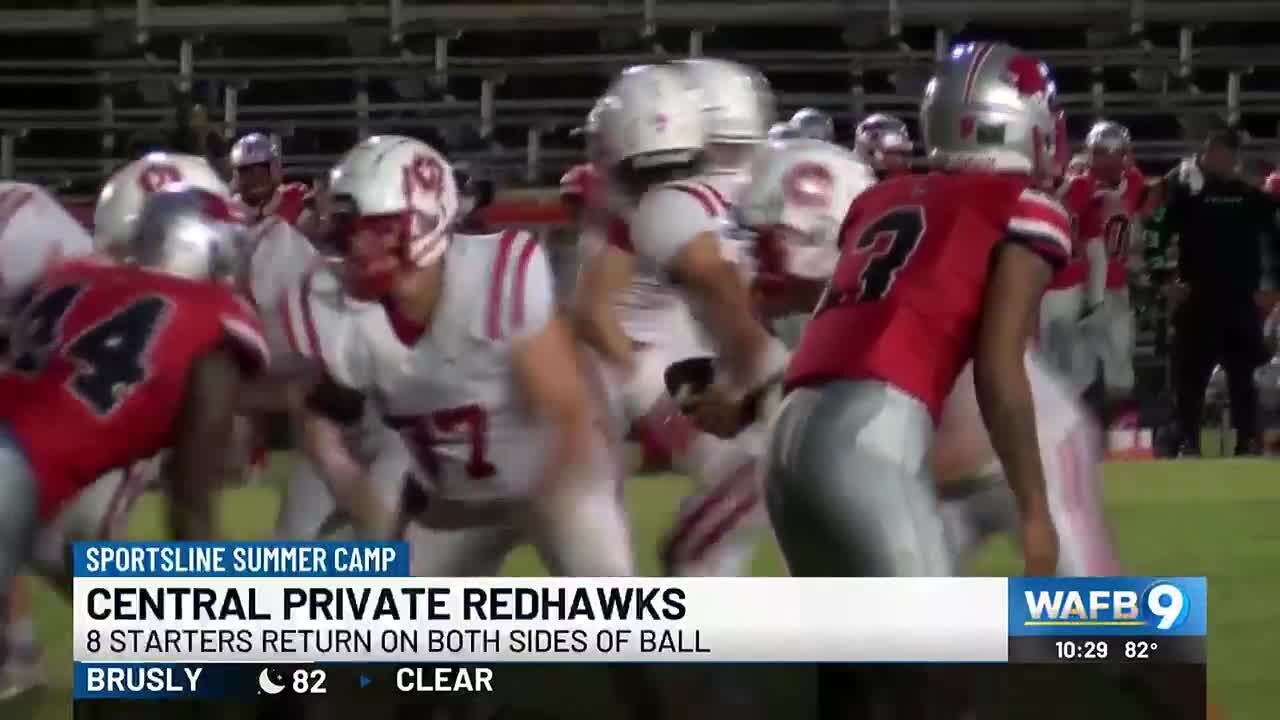 Sportsline Summer Camp: The Central Private Redhawks - YouTube