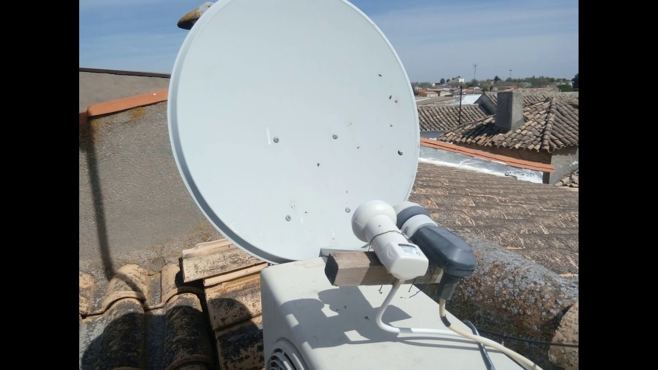 Astra 19,2E y Hot Bird 13E en una parabólica - YouTube
