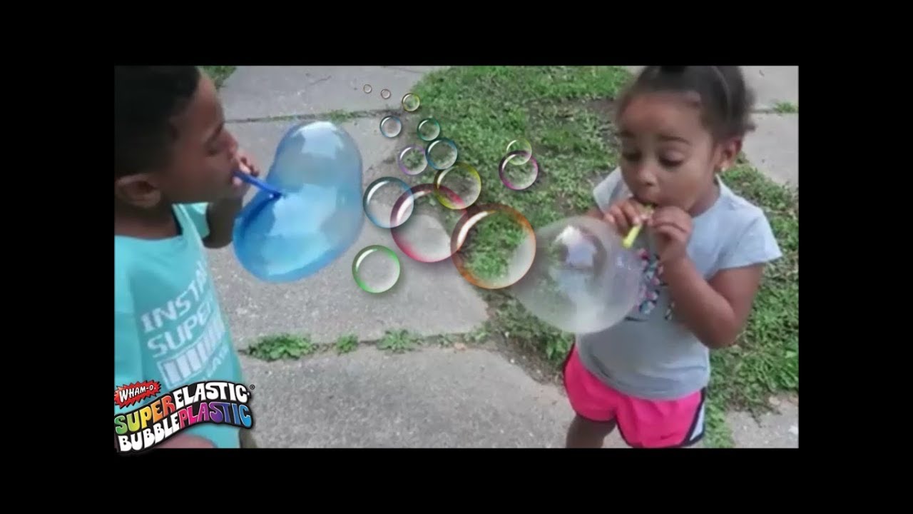 LEARNING COLOURS WITH SUPER ELASTIC BUBBLE PLASTIC - FUN FOR KIDS AND ...