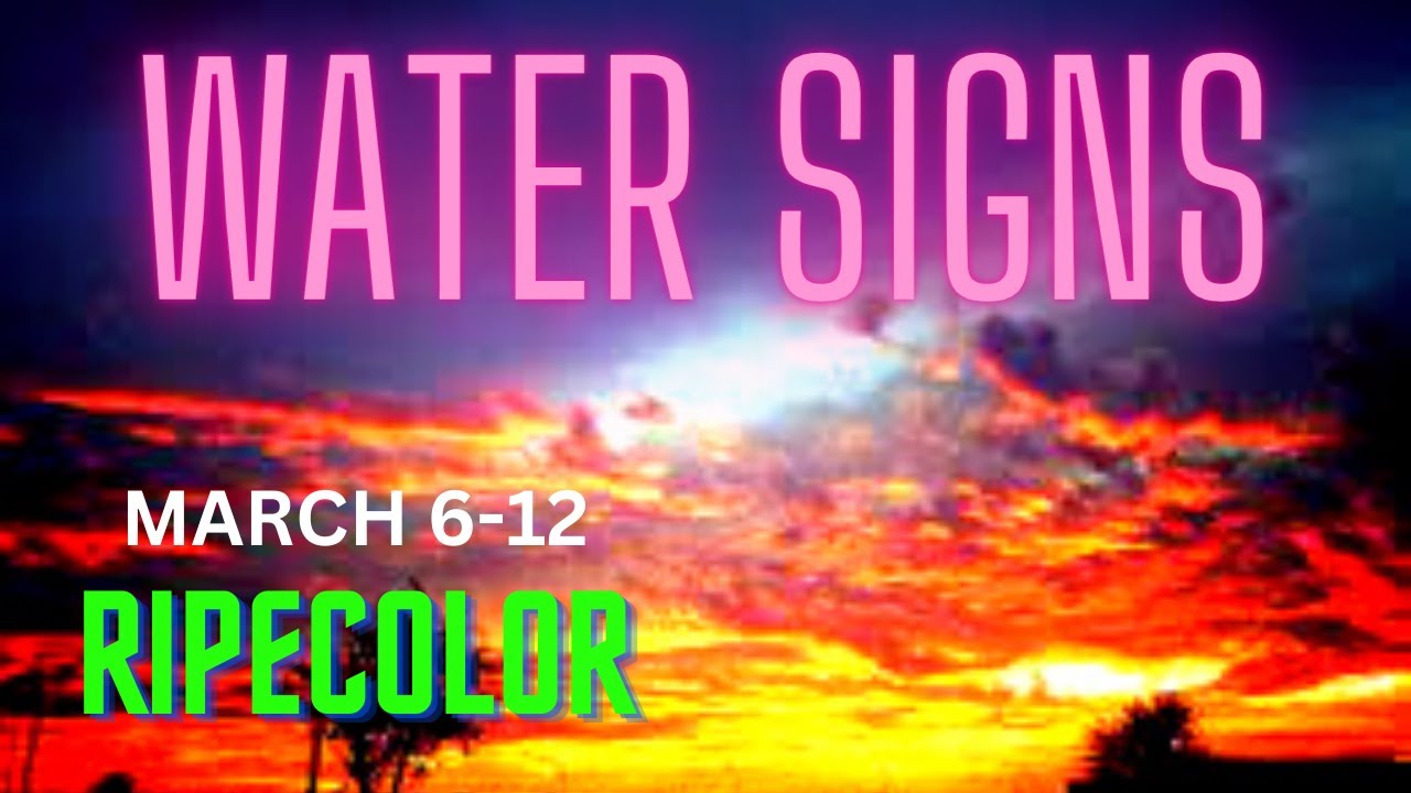 Water Signs Intuitive Tarot Reading 3/6-3/12 2023 l Tarot Reading ...