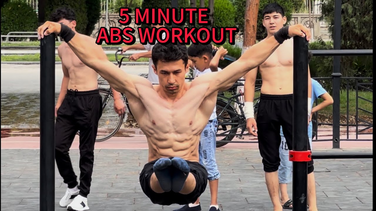 5 MINUTE ABS WORKOUT 🔥 - YouTube