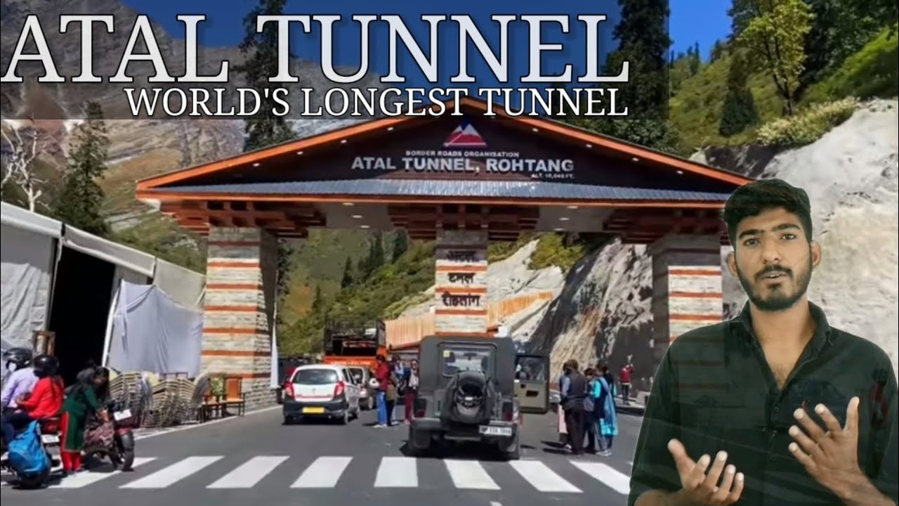 Atal Tunnel Full Detail with Map | Good News for Riders| Leh Ladakh via ...
