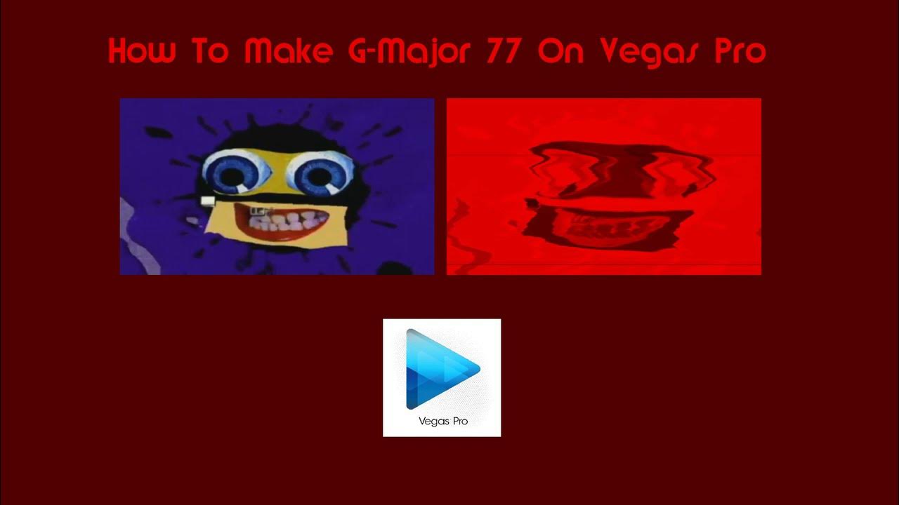 How To Make G-Major 77 (Fourth Version) On Vegas Pro - YouTube
