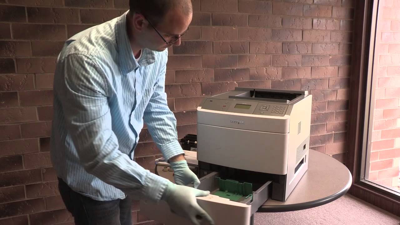 Lexmark T650 Preventative Maintenance Kit Installation - YouTube
