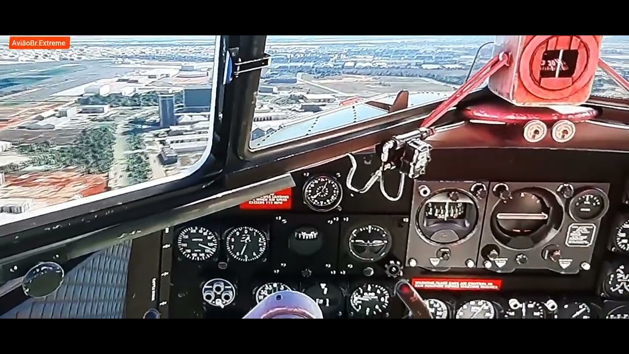 VOZ DO COPILOTO NO COCKPIT DO AVIÃO DOUGLAS DC-3 CORTES AVIÃOBR.EXTREME ...