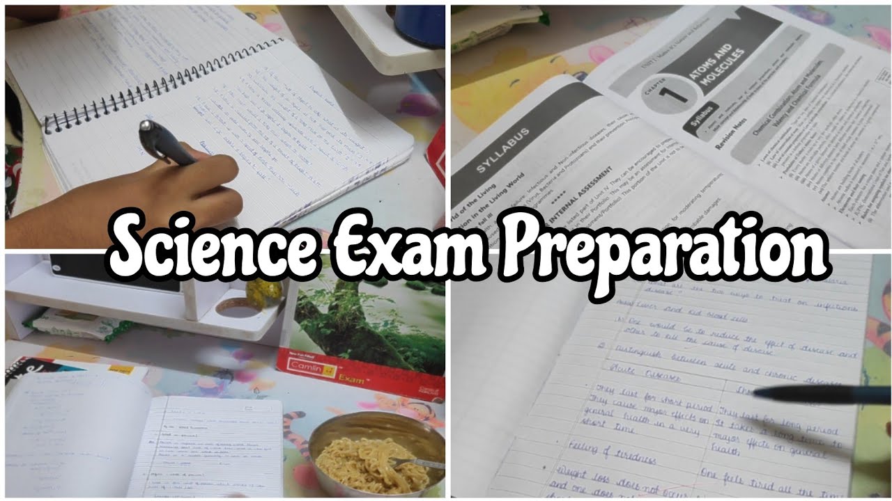 Science Term 2 Exam Vlog | Science Exam Preparation | CBSE class study ...